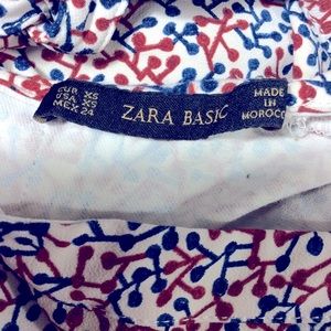 Zara | Tops | Zara Basic Tieback Blouse | Poshmark